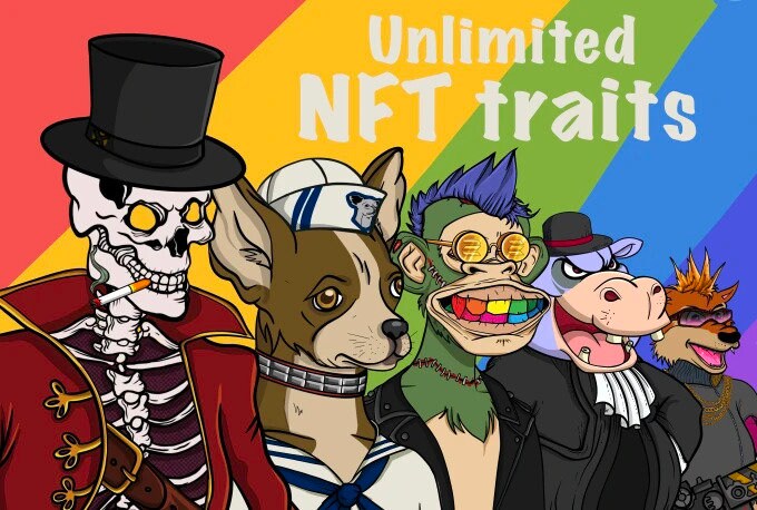 NFT Layers Plus Nft Traits With Base Character/anime/pixelate Style ...