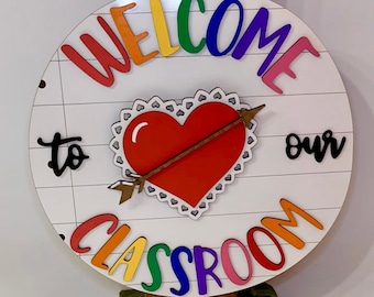 Welcome to Our Classroom Signteacher Door Signclassroom - Etsy