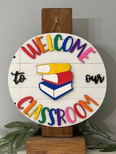 Interchangeable Classroom Sign Classroom Sign - Etsy