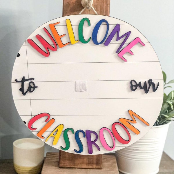 Classroom Door Sign - Etsy