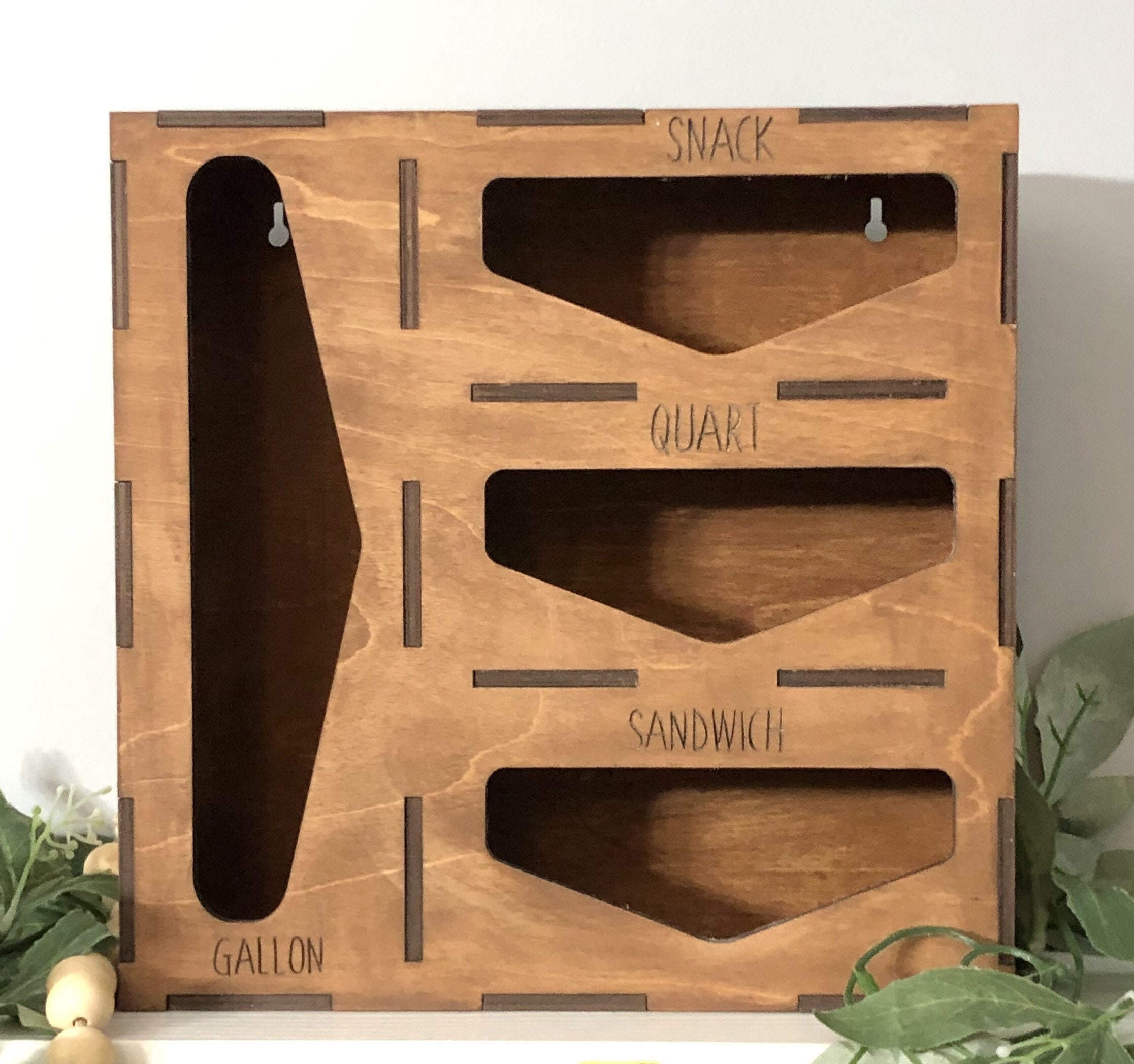 Bag Organizer Sandwich Bag Organizer Gallon Size Bag Quart - Etsy