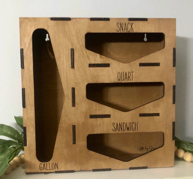 Bag Organizer Sandwich Bag Organizer Gallon Size Bag Quart - Etsy