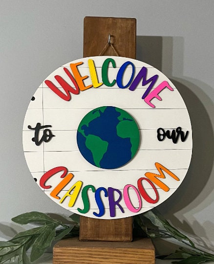 Interchangeable Classroom Sign Classroom Sign - Etsy