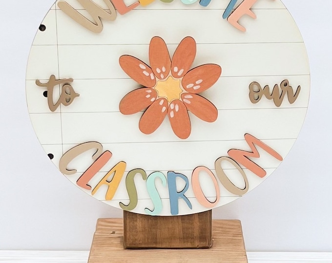 Boho "welcome to Our Classroom" Sign, Boho Classroom, Boho Teacher ...