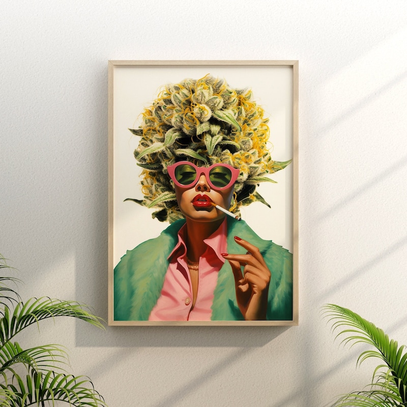 Cannabis Art - Etsy
