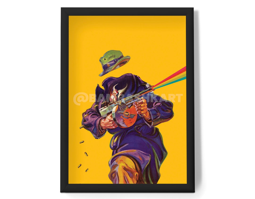 The Invisible Mafia (rainbow Art, Trippy Wall Art, Retro Art, Vintage ...
