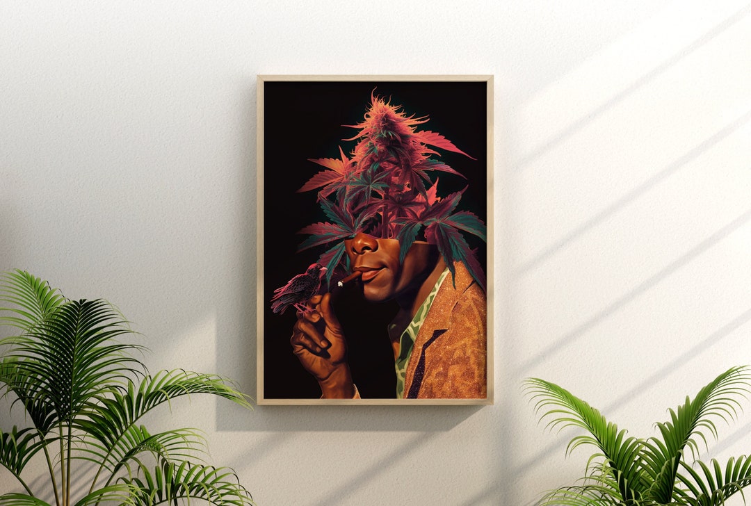 IGOR V2 Surreal Cannabis Art, Weed Art Print, Cannabis Poster, Surreal ...