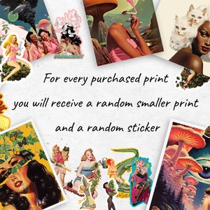 Mind Opening Trip V3 ( Psychedelic Art, Trippy Art Print, Retro Surrealism, Vintage Wall Print ...