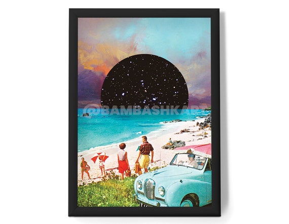 The Portal 2 collage Art Trippy Wall Art Retro Art Cosmic - Etsy