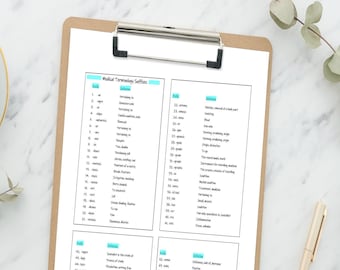 Medical Terminology Flashcards, Flash Cards, Terminology, Study ...