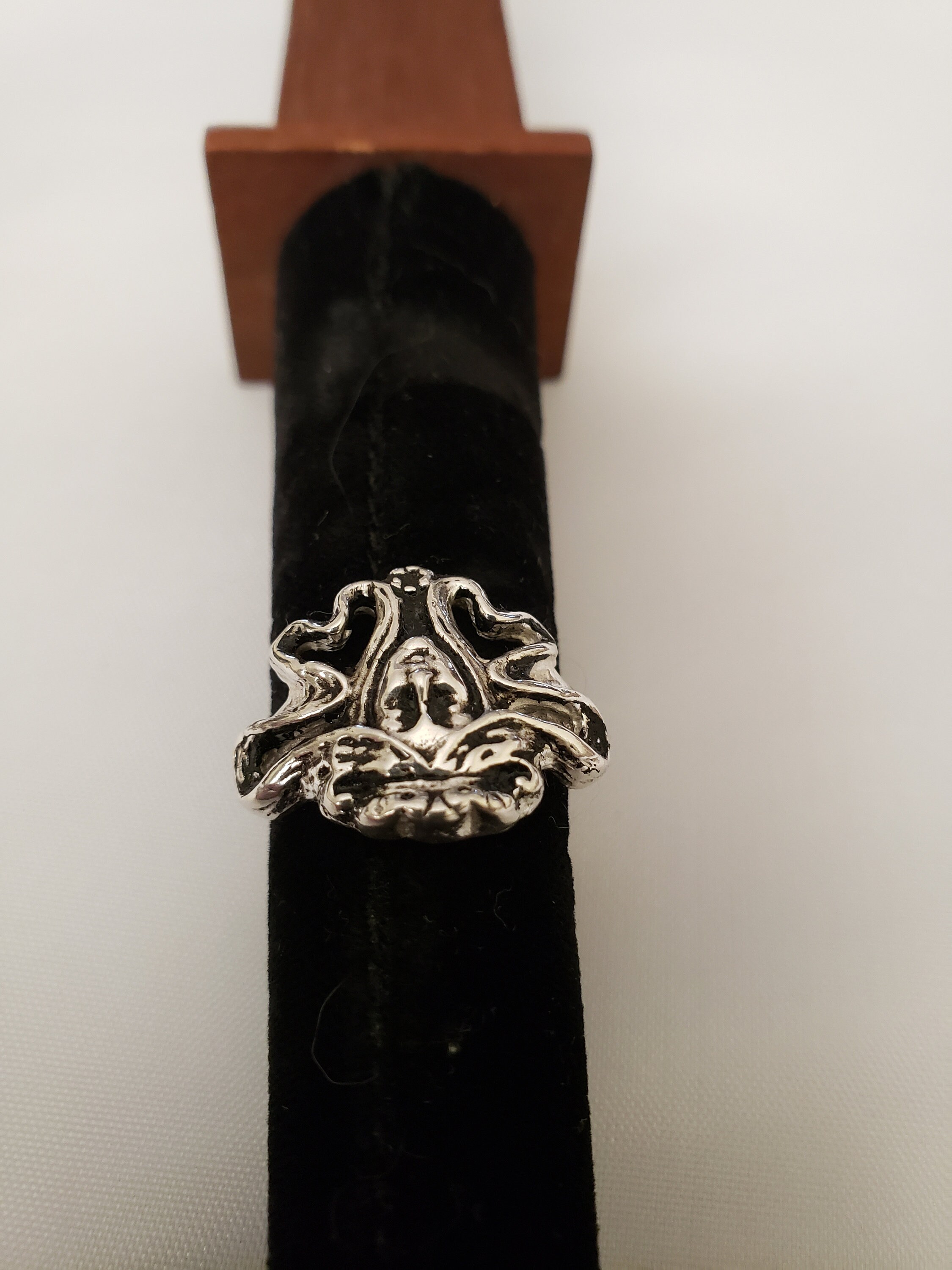 Lady Ring in Sterling Silverlady Face Ring | Etsy