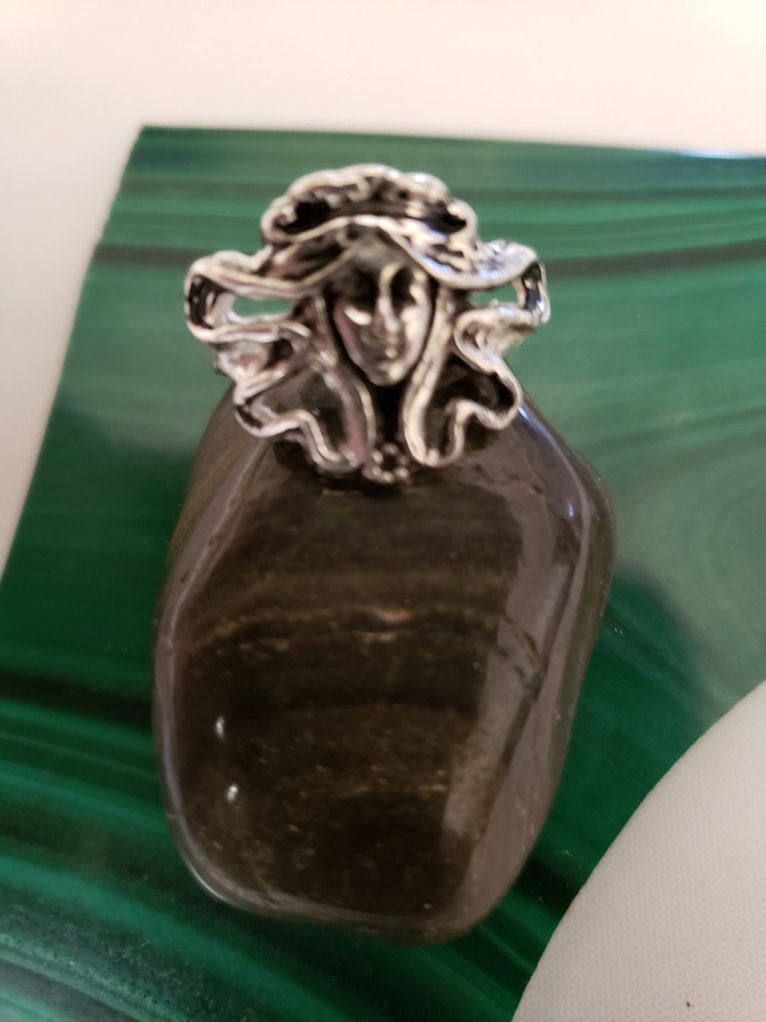 Lady Ring in Sterling Silver--lady Face Ring - Etsy