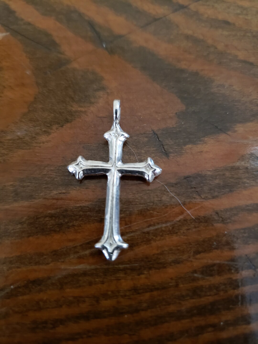 Catholic Cross in Sterling Silver- Religious Cross - Etsy