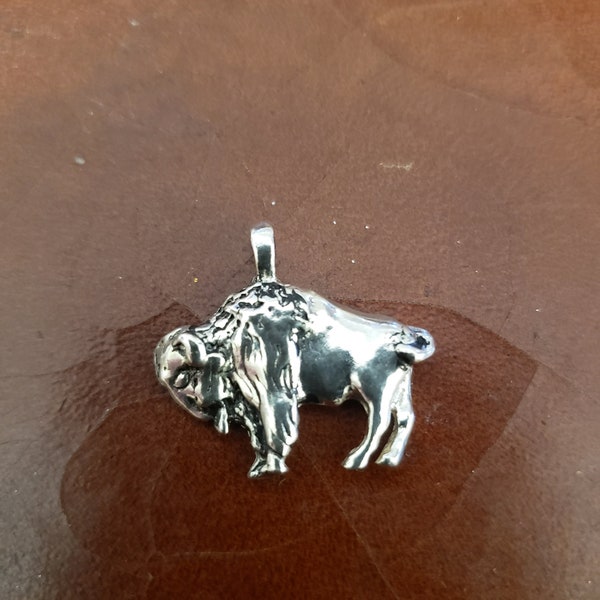 Bison Charm - Etsy