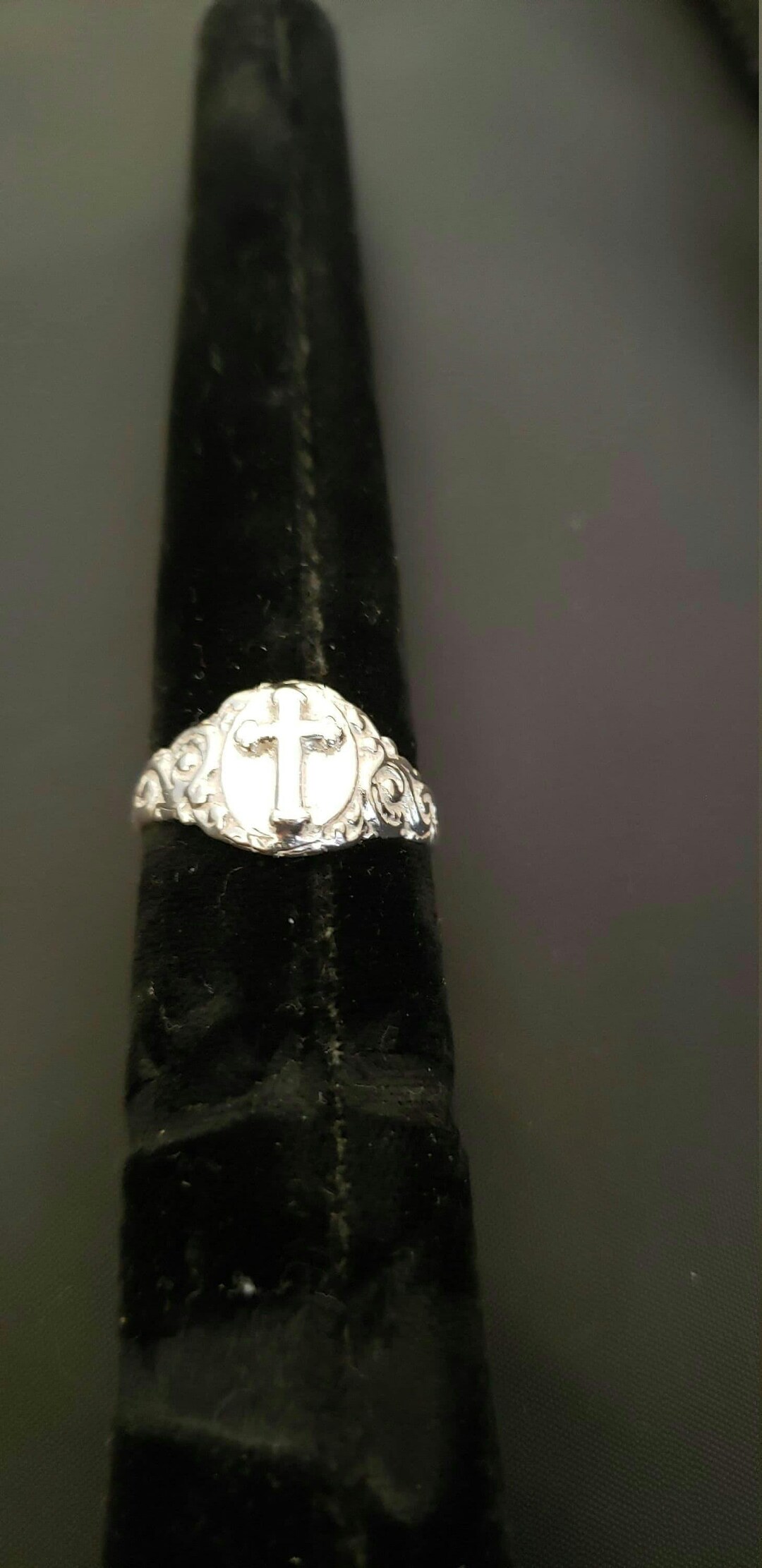Cross Ring Sterling Silver,signet Cross Ring - Etsy