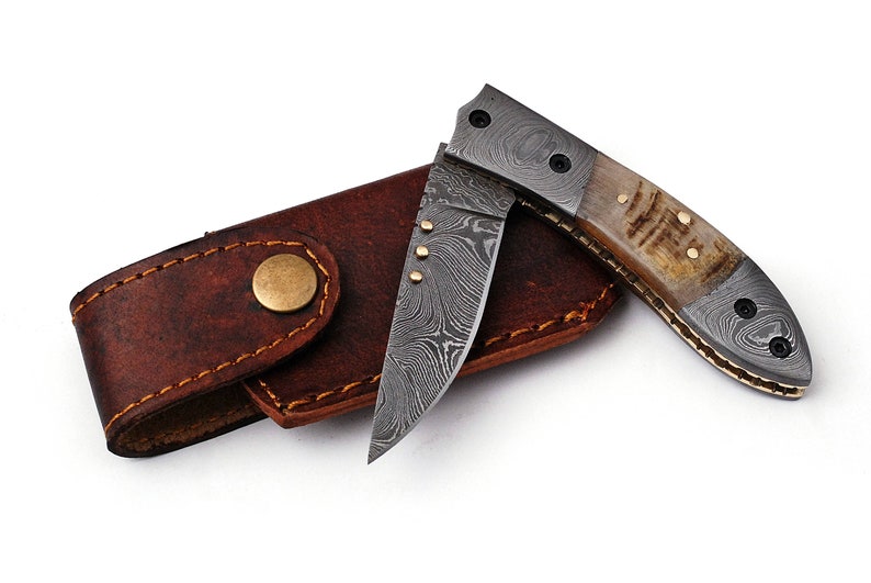 Hand Crafted Real Damascus Steel Awesome Looking 7 | Etsy