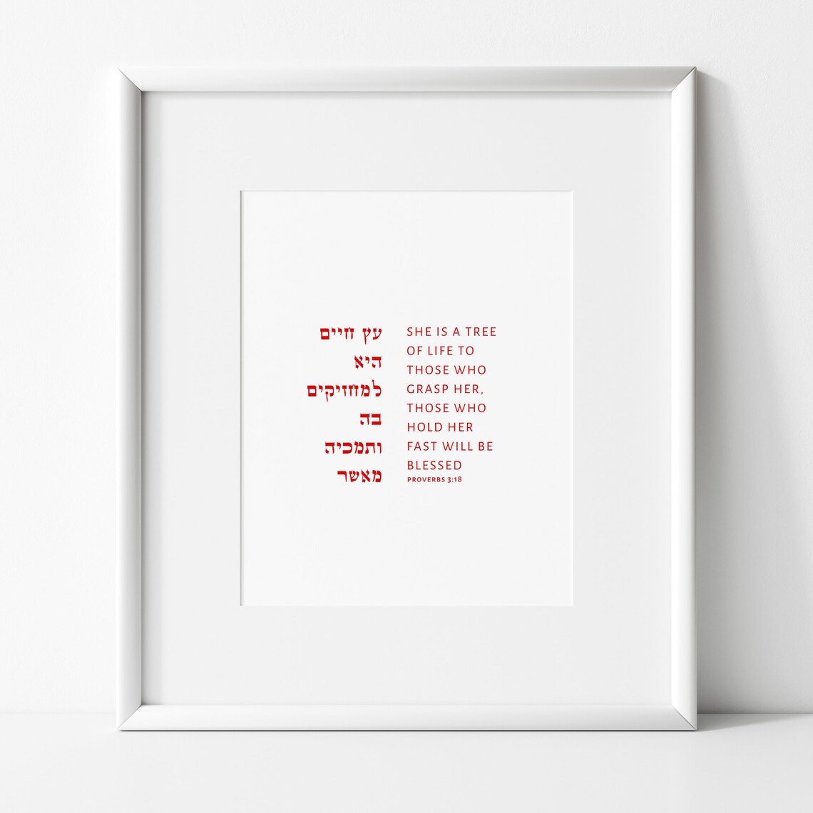 Proverbs 3:18 - Book of Proverbs Tree of Life Wall Print Bible Verse ...