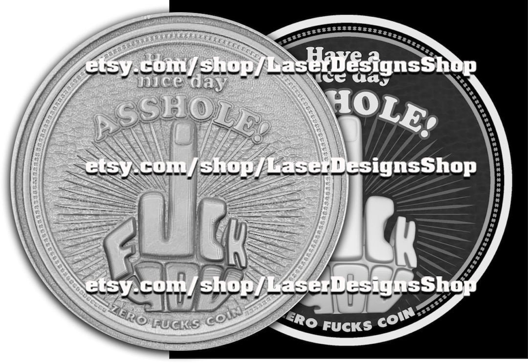 F Coin Stl and Grayscale Format - Etsy