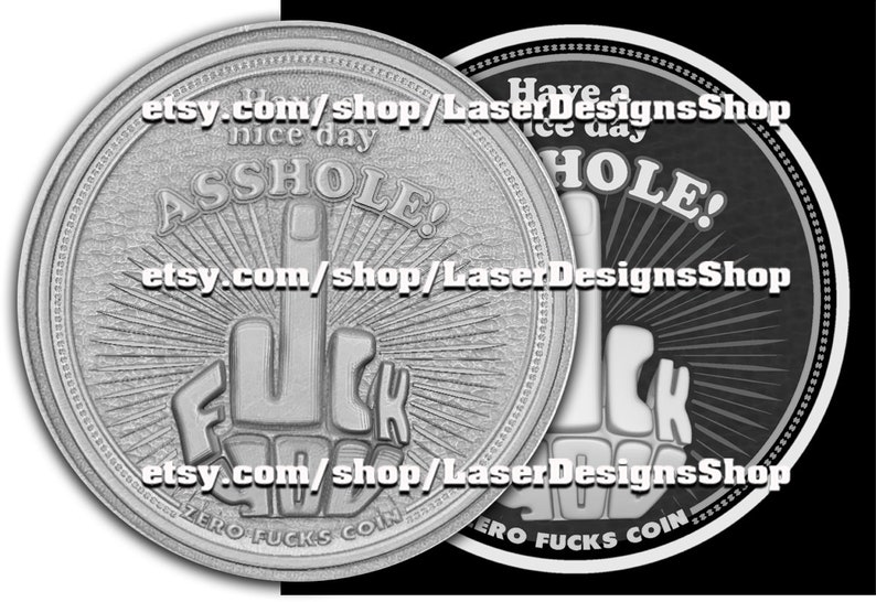 F Coin Stl and Grayscale Format - Etsy