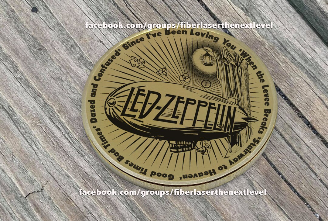 Led Zeppelin Coin .ai - Etsy