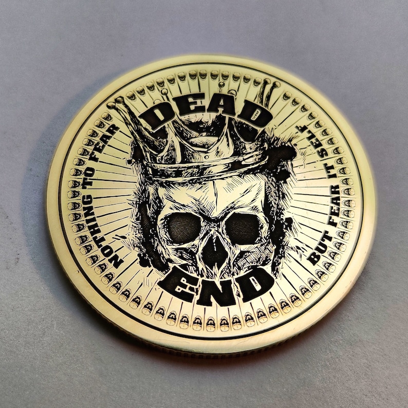 Skull Coin.ai File - Etsy