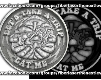 3D Model Stl and Grayscale for Laser and CNC Milling Machines Octopus ...