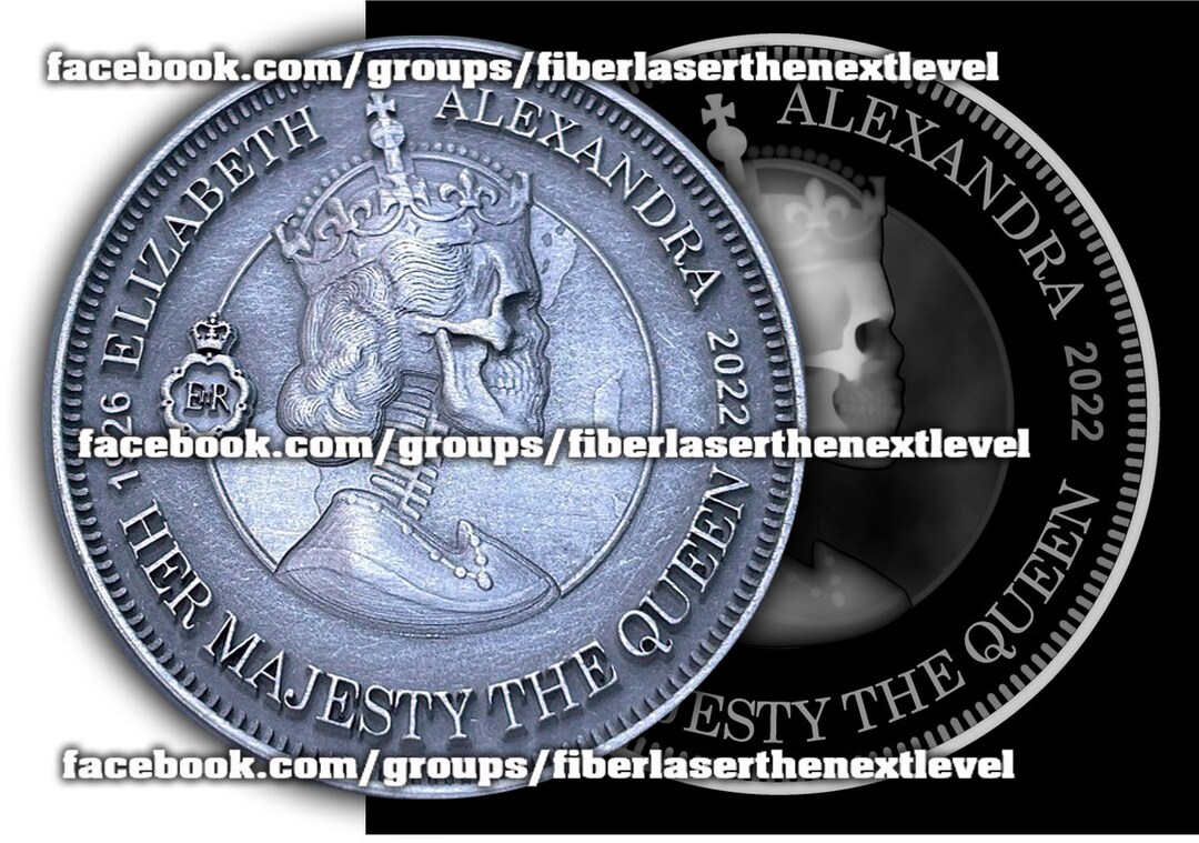 Coin Stl and Grayscale Format - Etsy