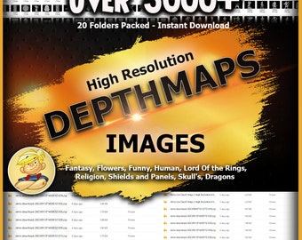 6 Digital Depth Map Png Files for US Army Air Force Navy - Etsy