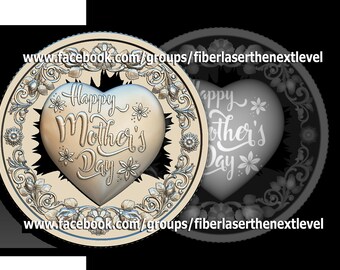 3D Model Stl and Grayscale for Laser and CNC Milling Machines - Etsy