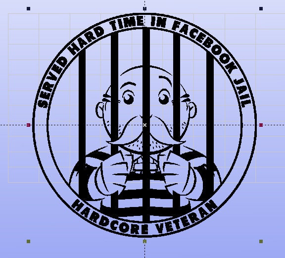 Facebook Jail Coin 2 /.ai/.svg File | Etsy