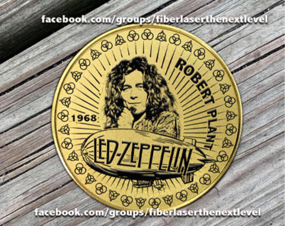 Led Zeppelin Coin .ai File - Etsy