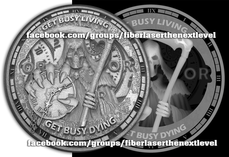 Coin Stl and Grayscale Format - Etsy