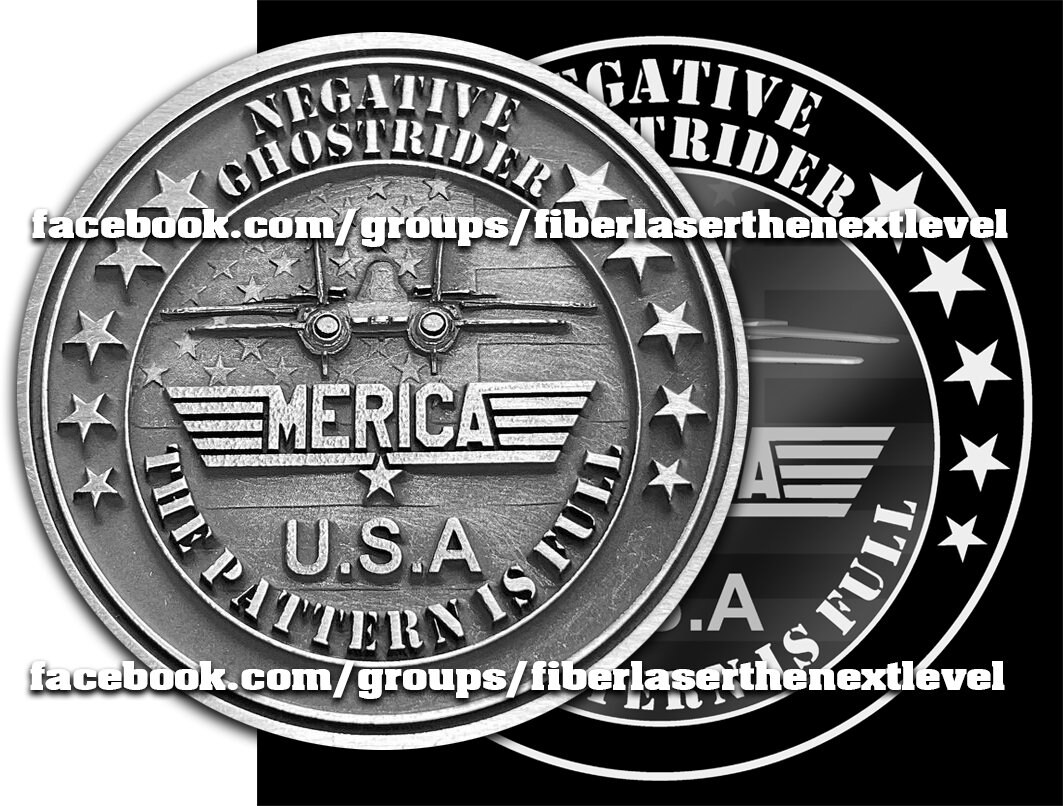 Ghostrider Coin Stl and Grayscale Format - Etsy