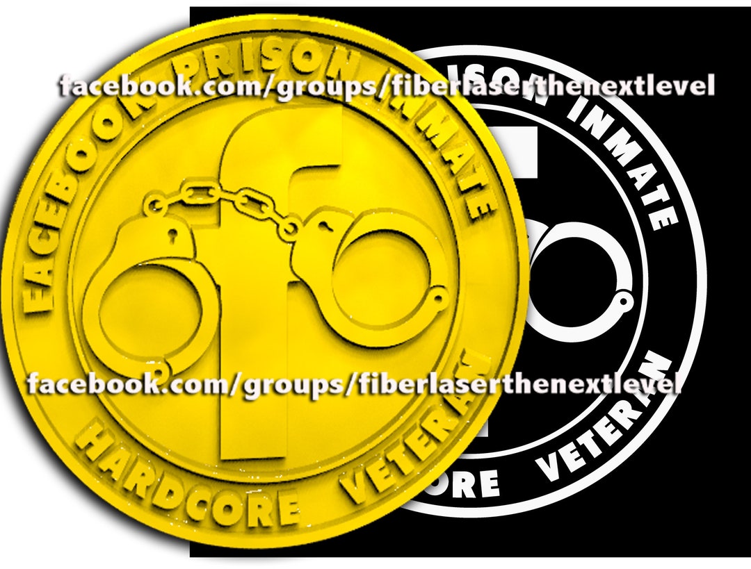 Facebook Jail Coin /.stl and Grayscale Format - Etsy