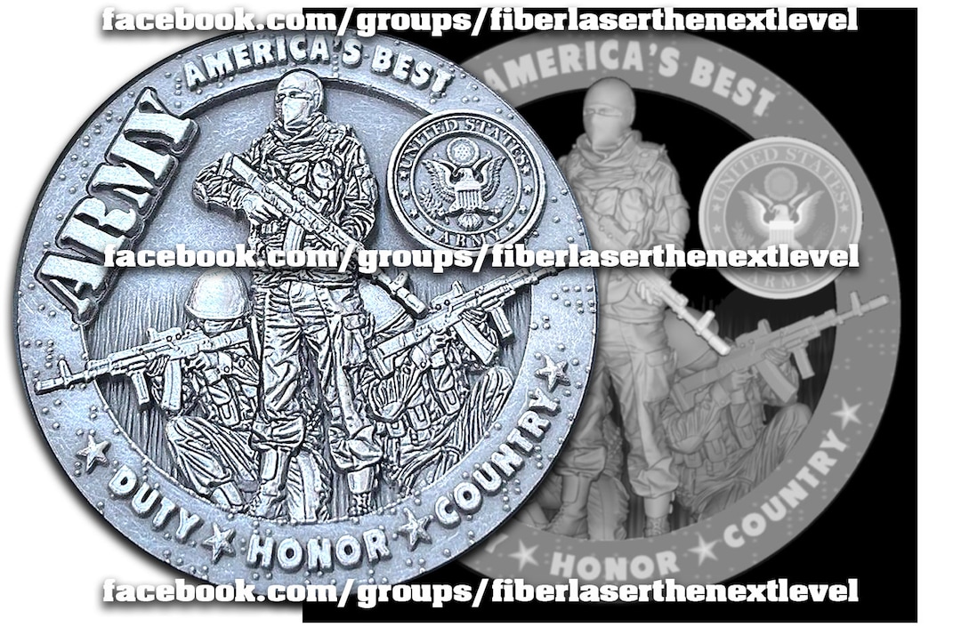 Coin Stl and Grayscale Format - Etsy
