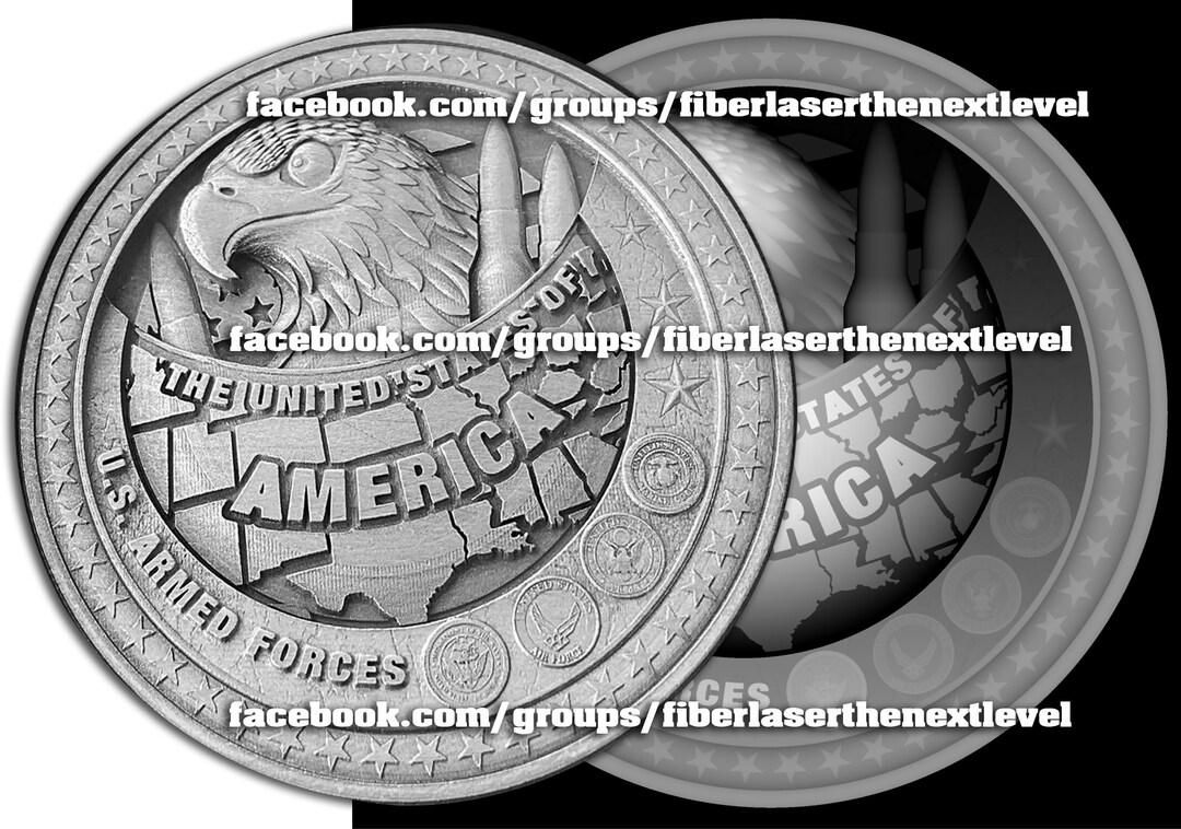 Coin Stl and Grayscale Format - Etsy