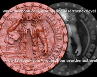 3D Model Stl and Grayscale for Laser and CNC Milling Machines - Etsy