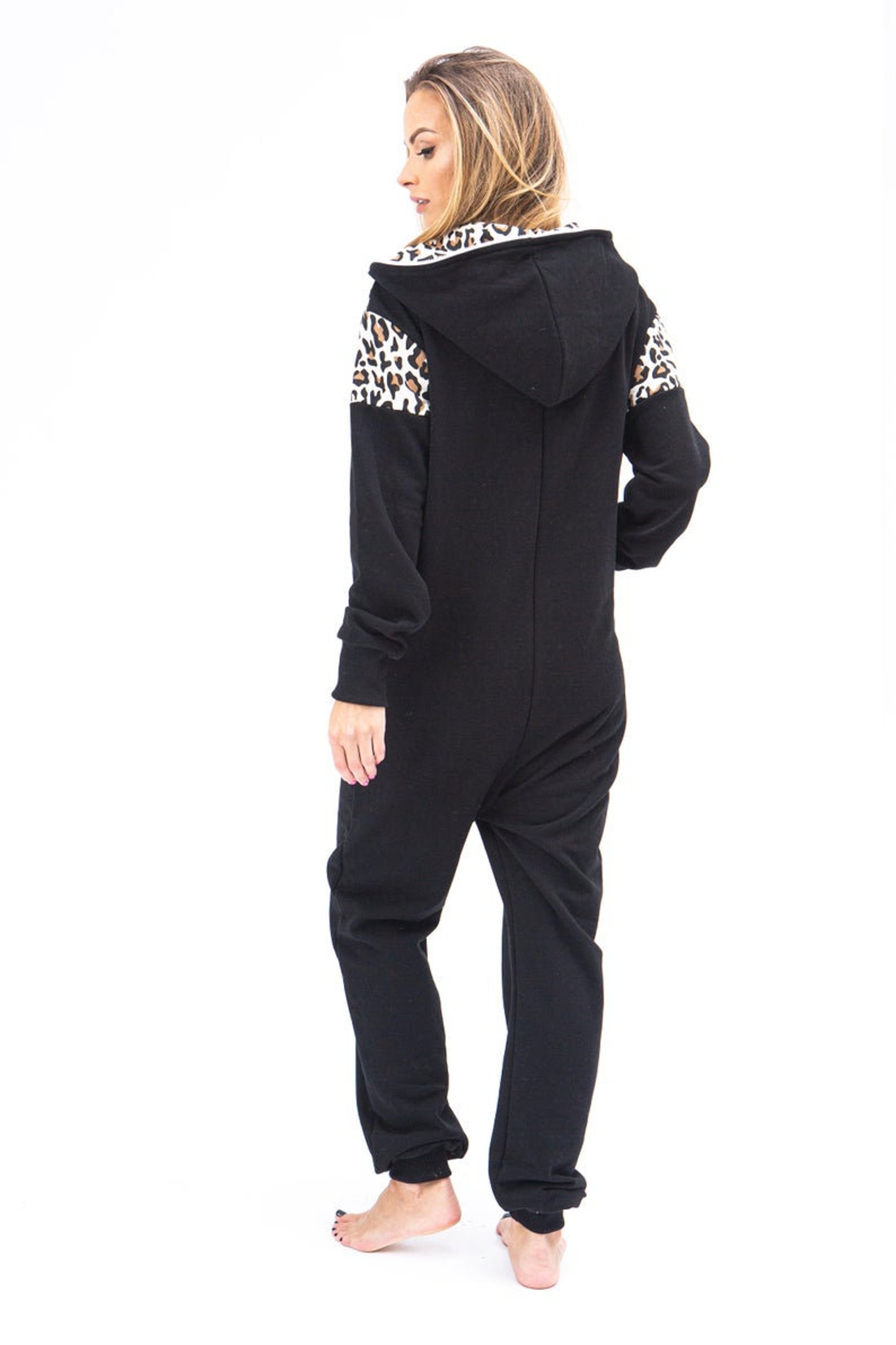 Adult Onesie Pajamas Black Overall Unisex Adult Onesie - Etsy