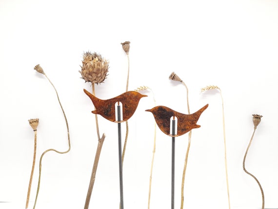 Twirly Whirly Love Birds Kinetic Garden Sculpture Pair of - Etsy UK