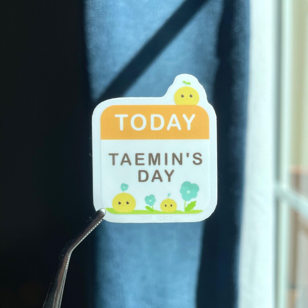 Taemin’s Day Sticker - Etsy