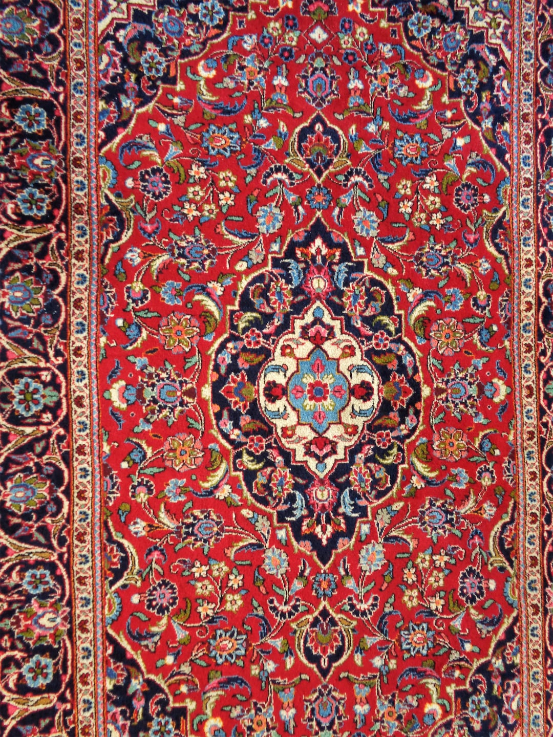 Keshan / Kashan Oriental Rug, Handmande, Wool, 248 X 150cm - Etsy Australia