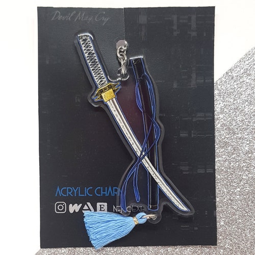 Devil May Cry Kitty Acrylic Charm Keychains - Etsy