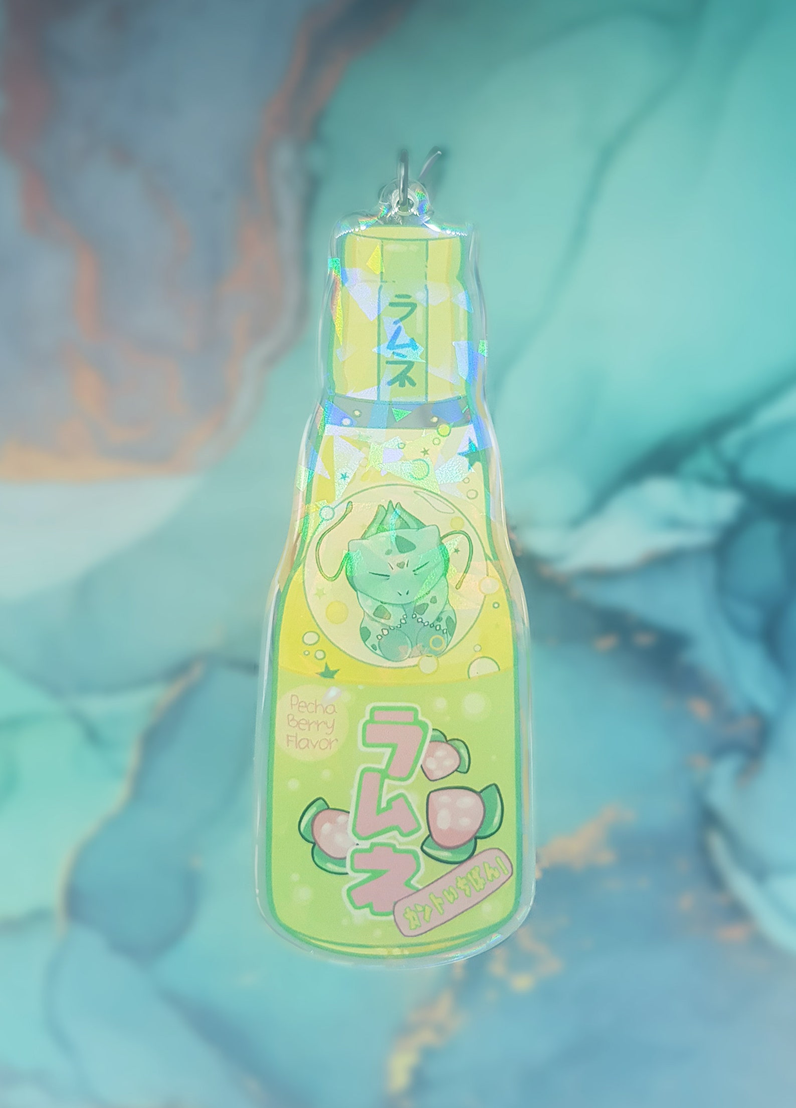 Pokemon Key Charm Japanese Ramune Holographic (starter 1G) - Etsy
