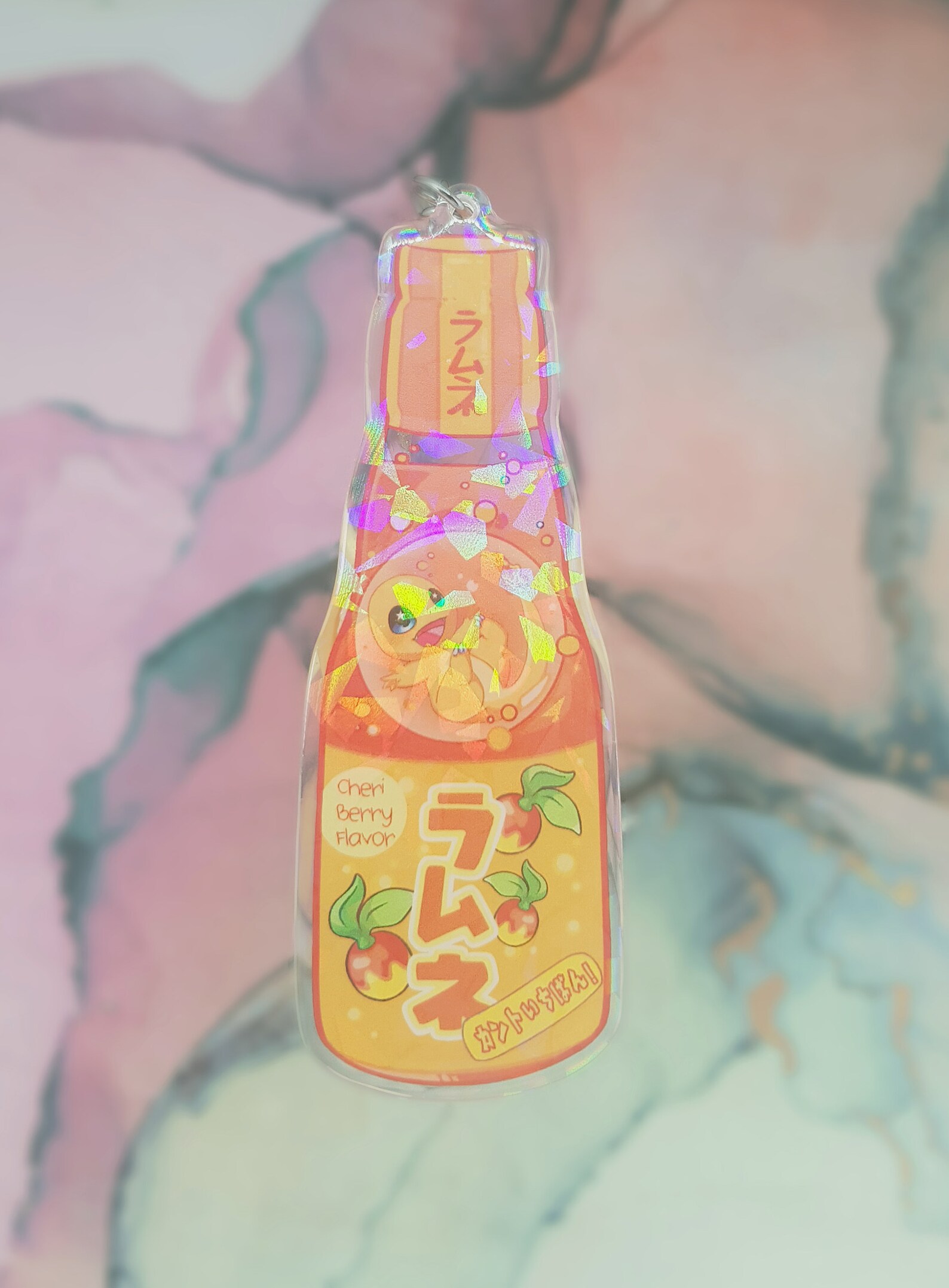 Pokemon Key Charm Japanese Ramune Holographic (starter 1G) - Etsy