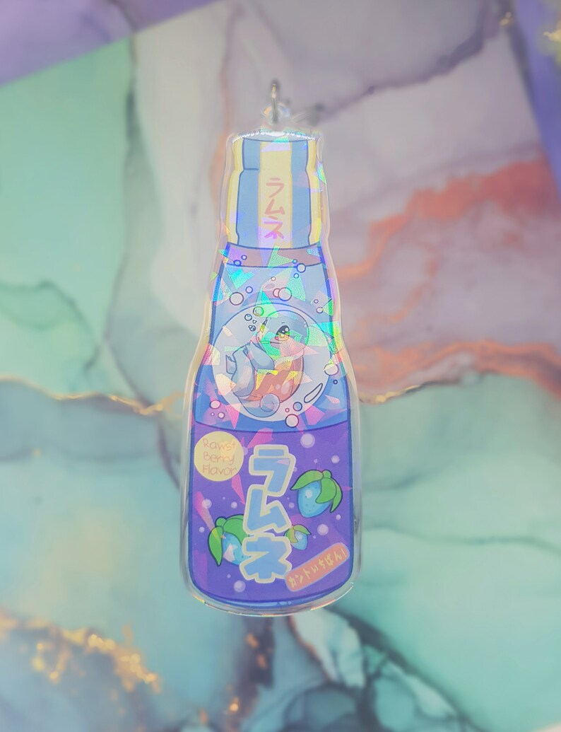 Pokemon Key Charm Japanese Ramune Holographic (starter 1G) - Etsy