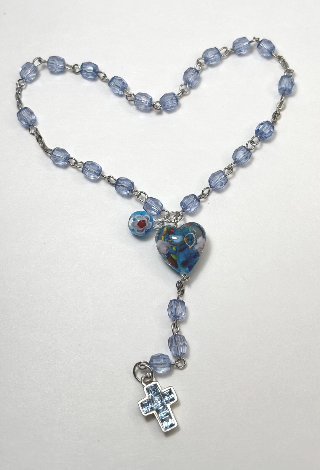 Comfort Beads, Cross Prayer Beads, Blessing Beads, Quinceanera Bead ...