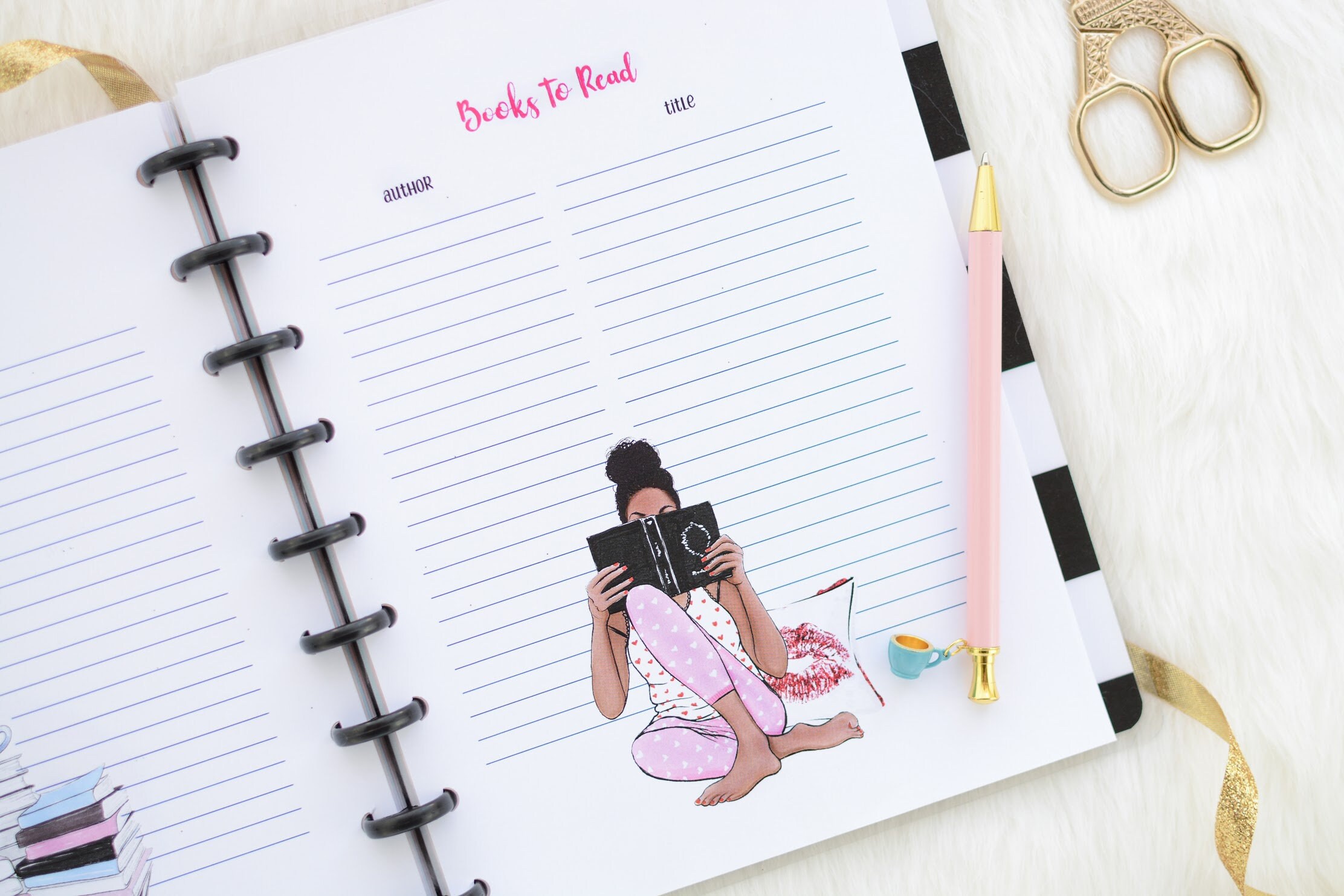 Printable Planner Inserts Printable Book Log Planner - Etsy