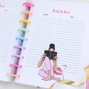 Printable Planner Inserts Printable Book Log Planner - Etsy