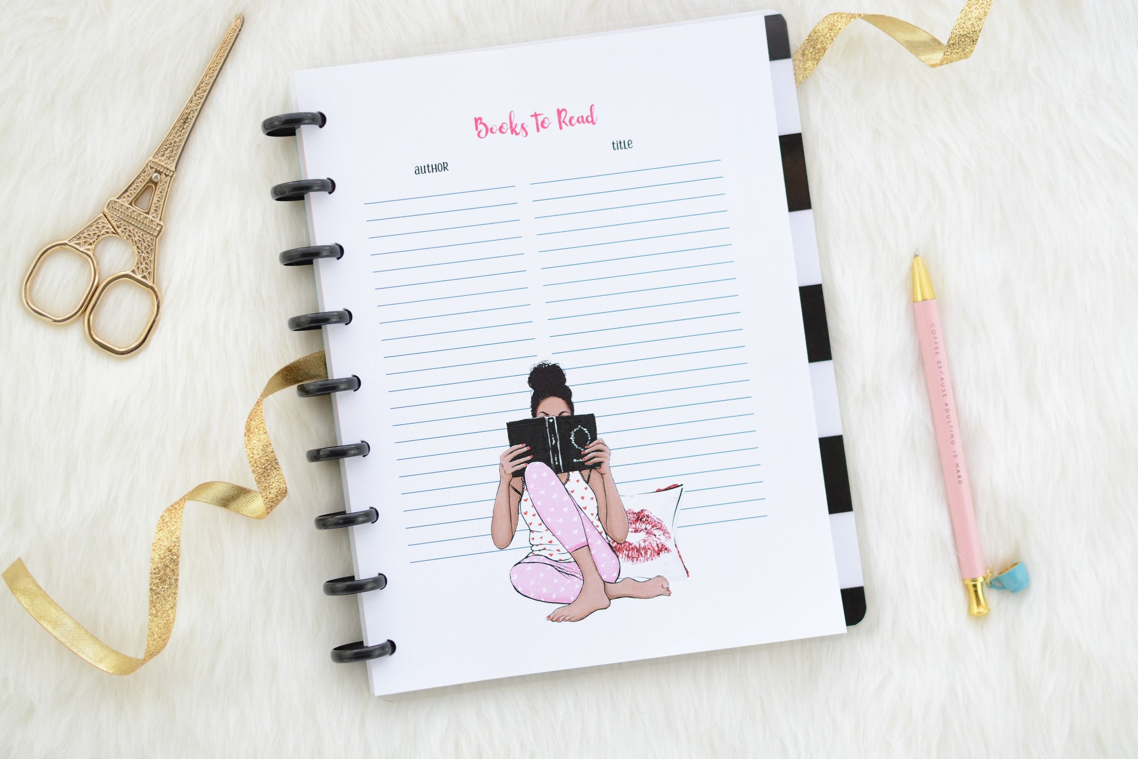 Printable Planner Inserts Printable Book Log Planner - Etsy