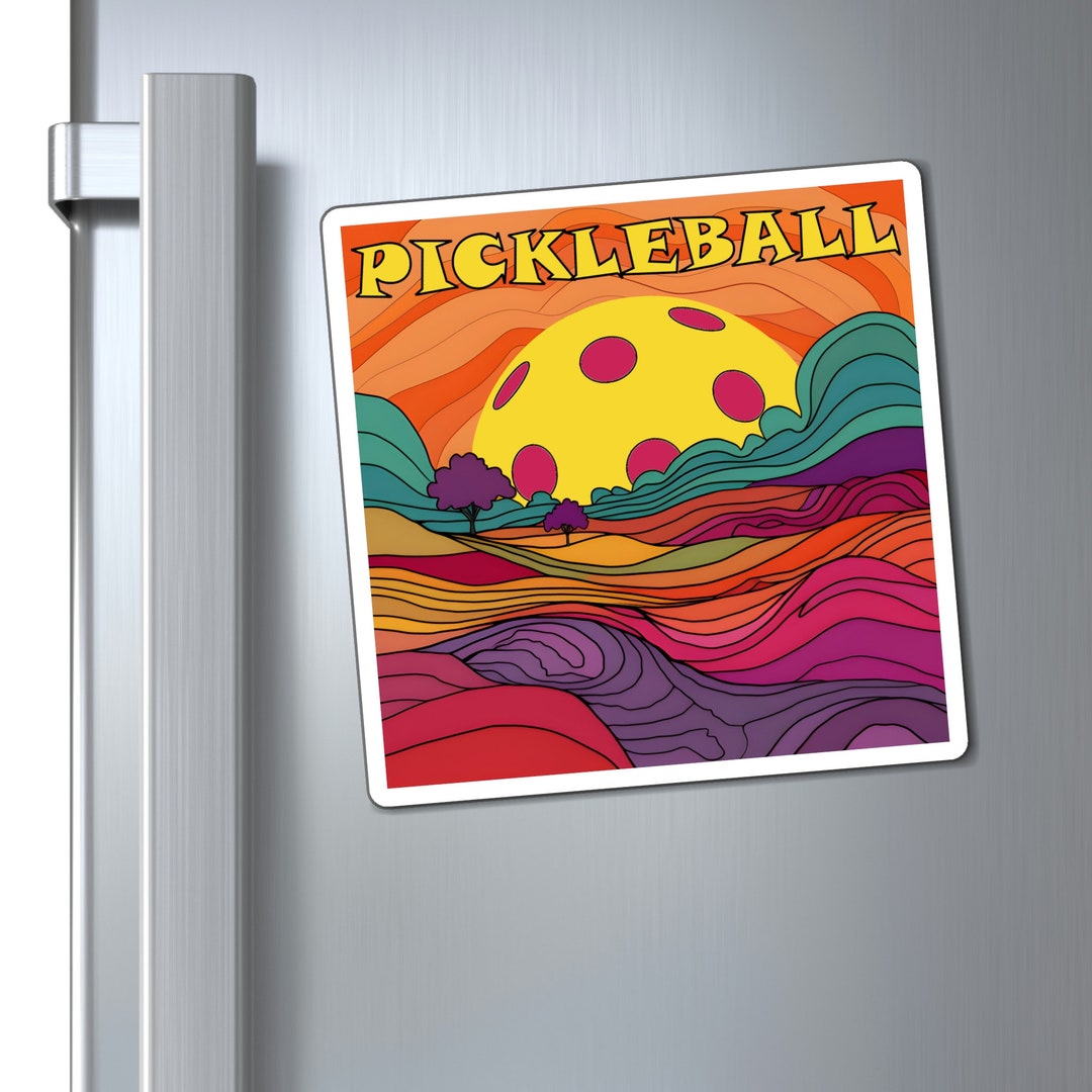 Retro Pickleball Magnets - Etsy